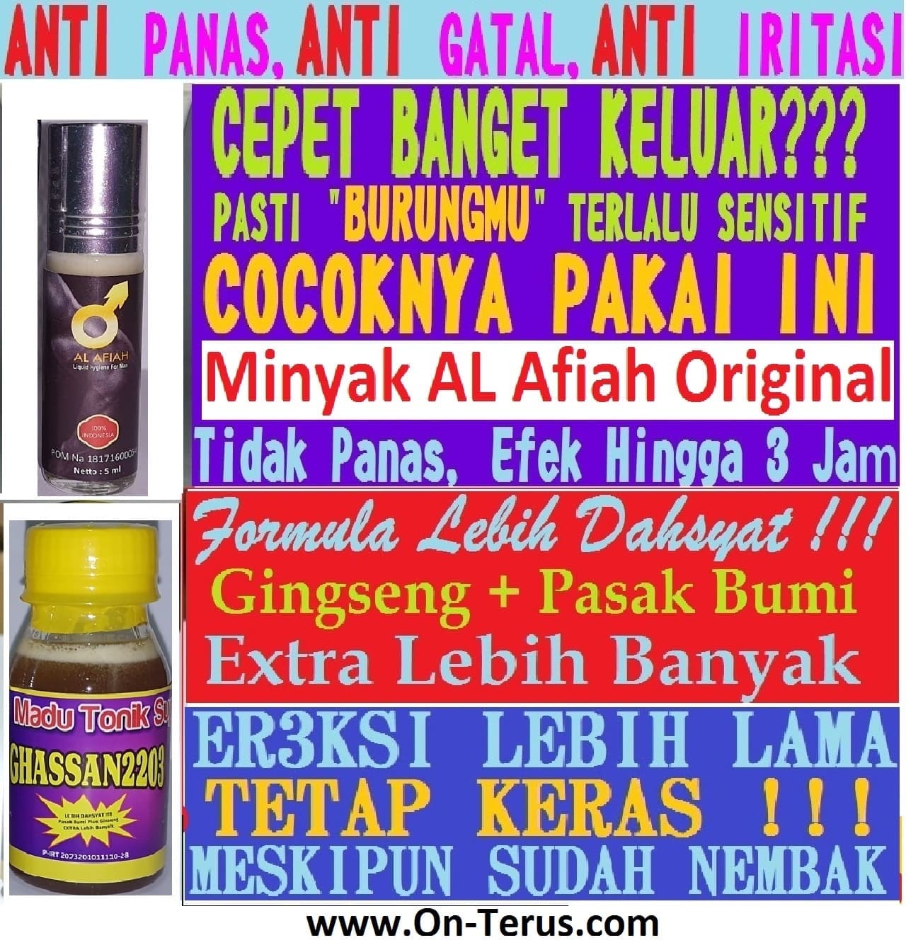 Toko Obat Kuat Oles Di Kota Makassar Jual Hajar Jahanam Al Afiah COD Tallo - on-terus.com
